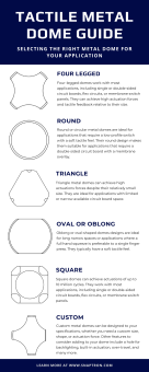 A Quick Guide to Tactile Metal Dome Switches | Snaptron